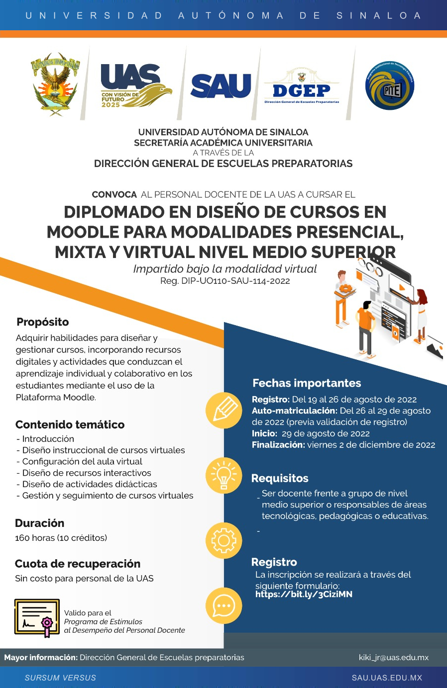 Diplomado en Diseño de Cursos en Moodle para Modalidades Presencial ...